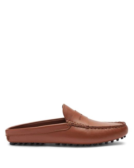 SCAROSSO Camilla Mules in Brown | Lyst