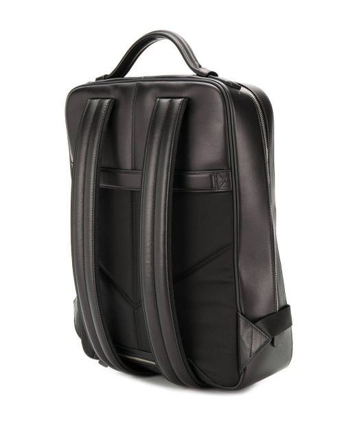 Montblanc Leather Meisterstück Urban Slim Backpack in Black for Men - Lyst