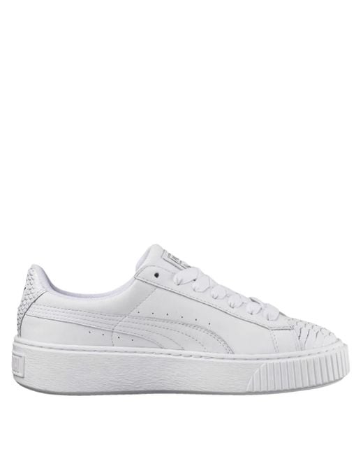 PUMA Platform Ocean Sneakers in White | Lyst UK