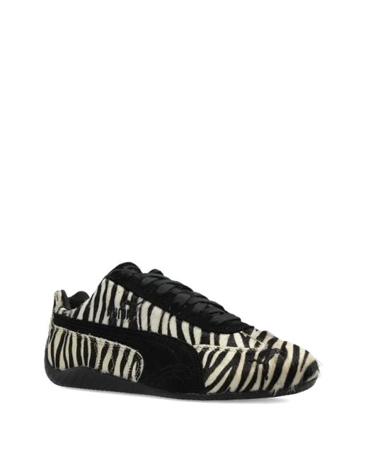 PUMA Easy Rider Zebra-Print Sneakers in Black | Lyst