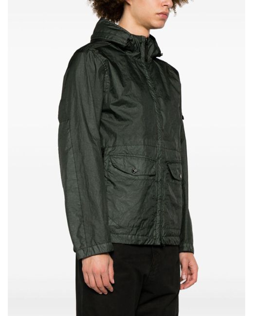 Stone Island Nylon Jacket in Green for Men | Lyst