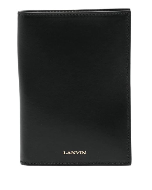 Lanvin Leather Passport Holder in Black | Lyst UK