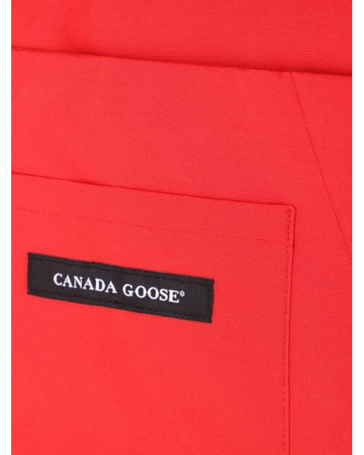 Canada Goose Logo-Patch Vest in Red for Men | Lyst