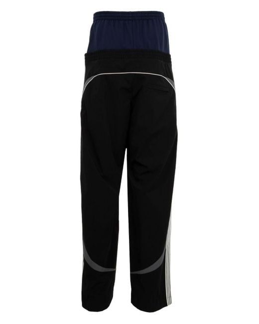 Balenciaga Panelled Track Pants in Black for Men | Lyst