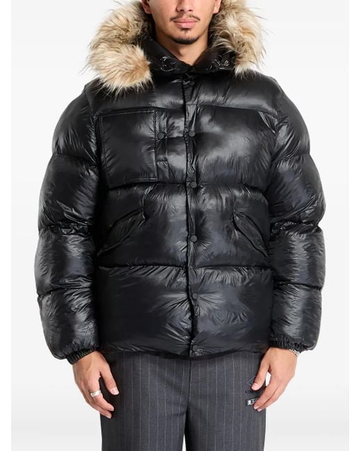 Umbro Duemila Puffer Jacket in Black for Men | Lyst UK