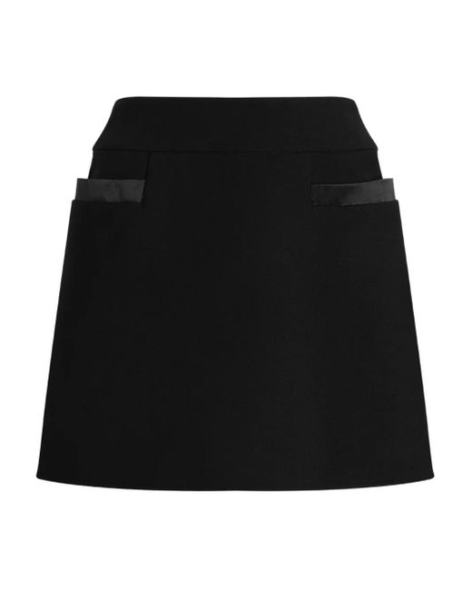 Dolce & Gabbana Wool-Blend Basque Skirt in Black | Lyst