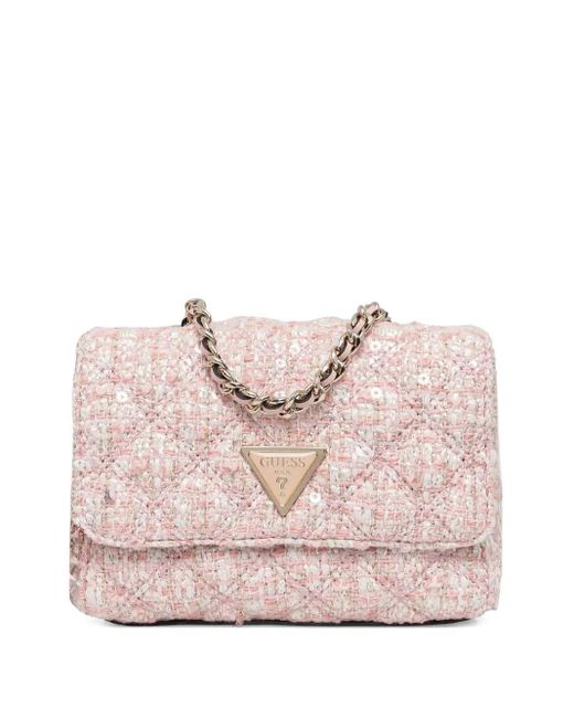 Guess Mini Giully Cross Body Bag in Pink | Lyst