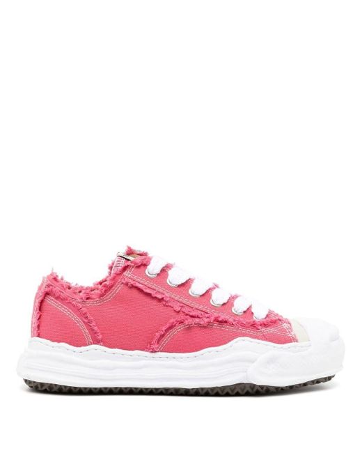 Maison Mihara Yasuhiro Hank Low-top Sneakers in Pink | Lyst