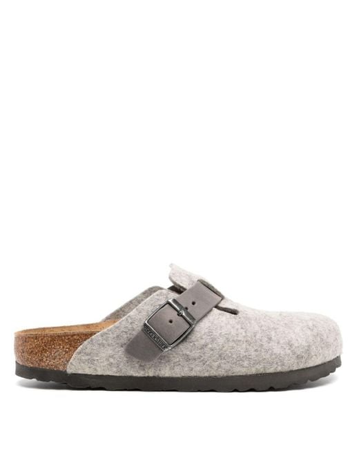 Birkenstock Boston Clog in White | Lyst