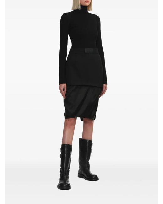 Vetements Inside-Out Wool Sweater in Black | Lyst