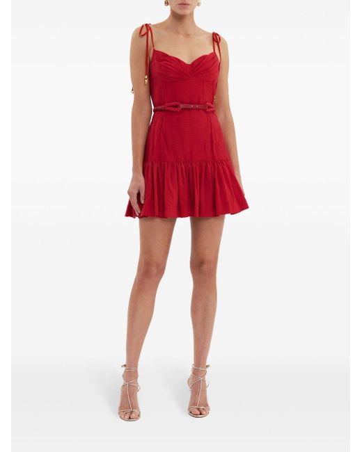 Rebecca Vallance Simona Minidress in Red | Lyst