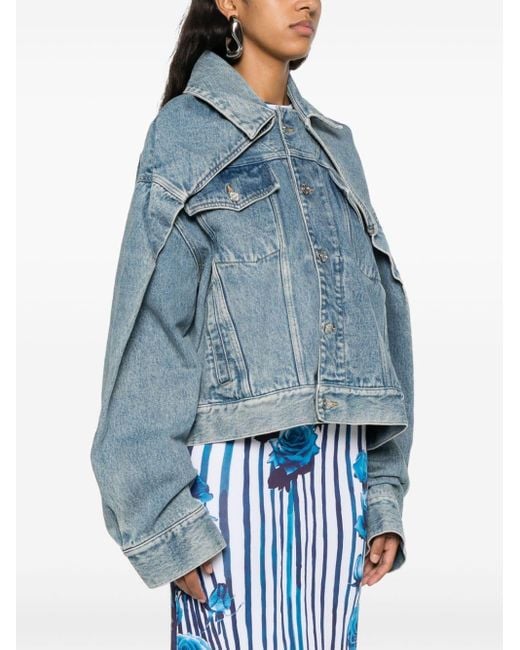Jean Paul Gaultier Detachable-Panels Denim Jacket in Blue | Lyst