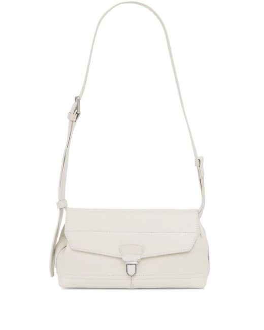 Lemaire Small Gear Leather Bag in White | Lyst