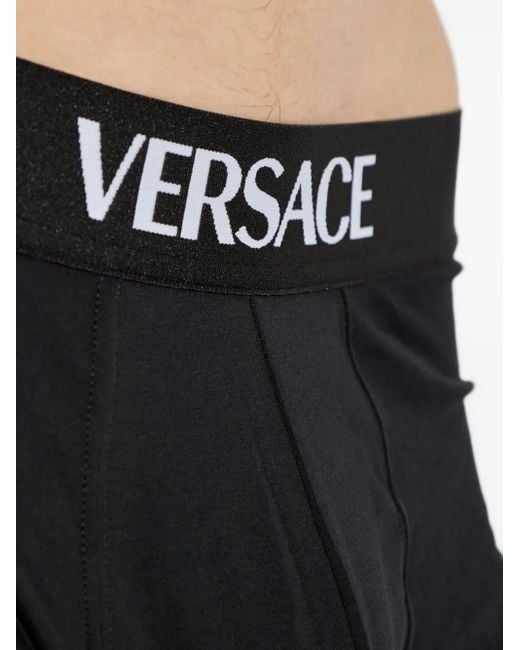 Versace Logo-Band Boxer (Pack Of Two) in Black for Men | Lyst