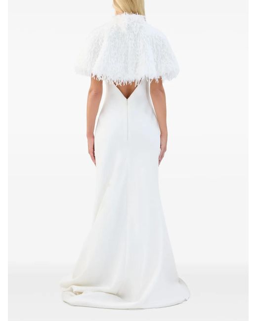 Unreal Fur Faux-Fur Wedding Capelet in White | Lyst