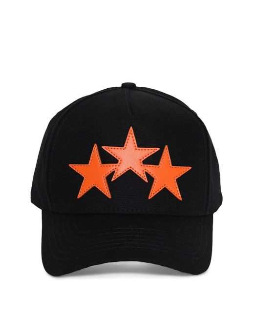 Amiri 3-Star Canvas Cap in Black for Men | Lyst UK