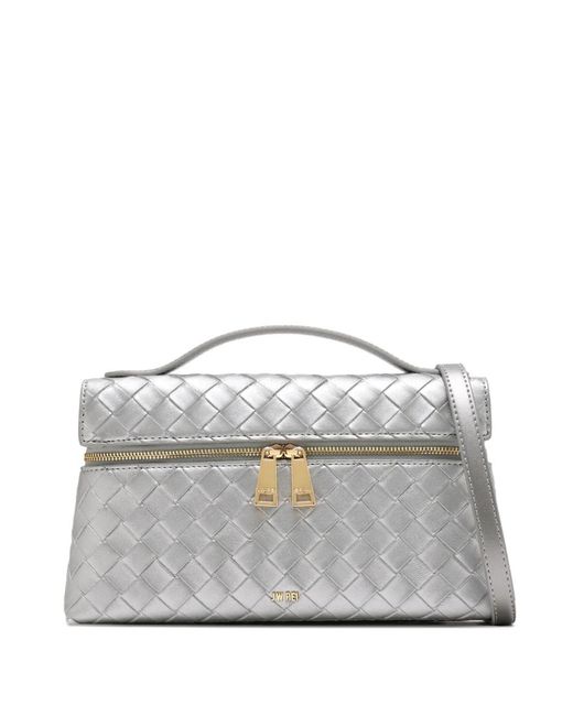 JW PEI Quilted Top-Handle Cross Body Bag in Gray | Lyst