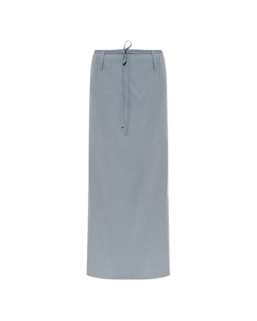 IRO Drawstring Skirt in Grey | Lyst UK