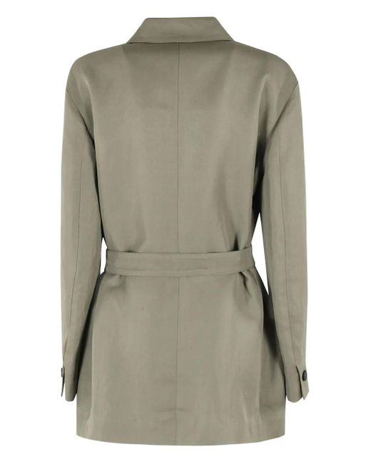 Tela Belted Jacket in Gray | Lyst