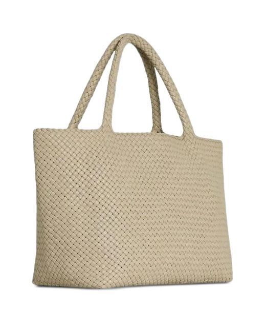 The Row Ruth Woven-Leather Tote Bag in Natural | Lyst
