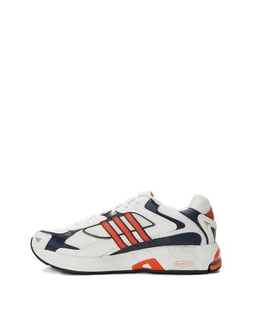 adidas Mesh-Panel Lace-Up Trainers in White for Men | Lyst UK