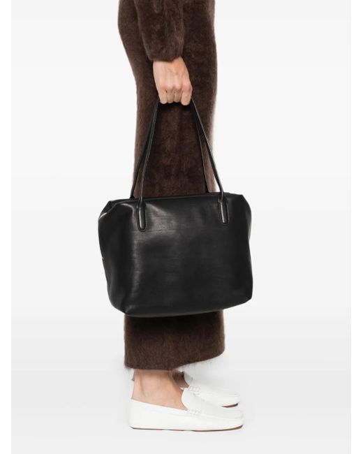 The Row Henri Tote Bag in Black | Lyst