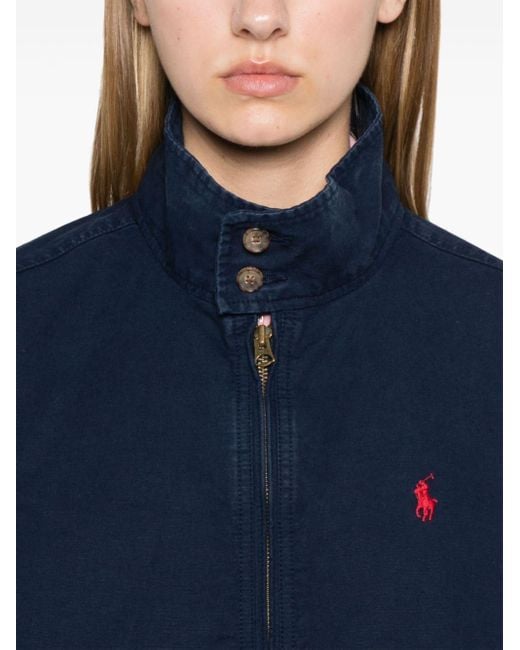 Polo Ralph Lauren Polo Pony-Embroidered Jacket in Blue | Lyst