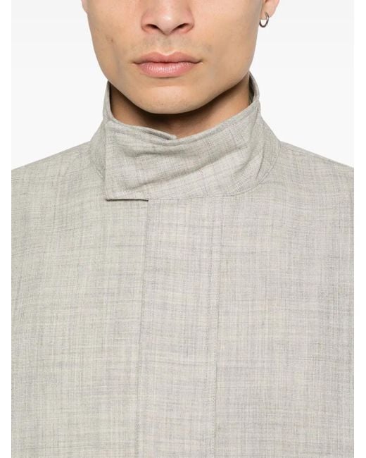 Studio Nicholson Neat Jacket in Gray for Men | Lyst