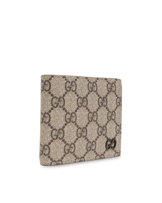 Gucci Gg Detailed Wallet in White for Men | Lyst