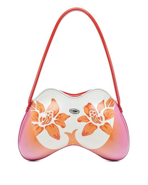 DIESEL X Karol G Double-D Shoulder Bag in Red | Lyst UK