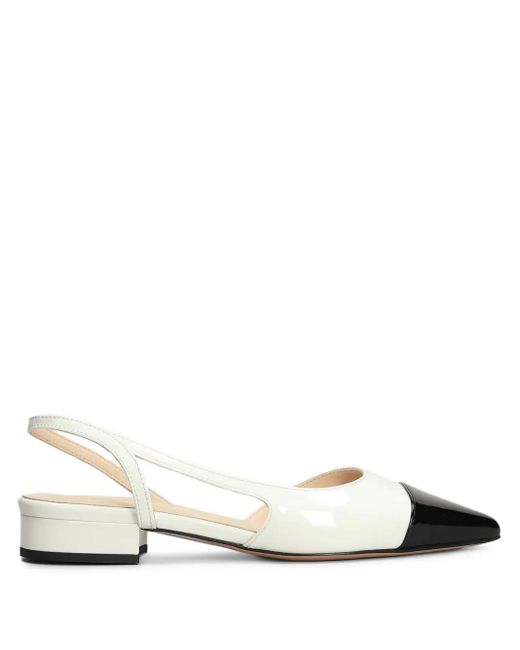 Anna F. 35Mm Leather Pumps in Natural | Lyst