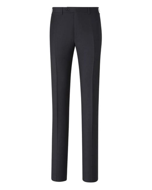 Canali Check-Pattern Suit in Blue for Men | Lyst UK