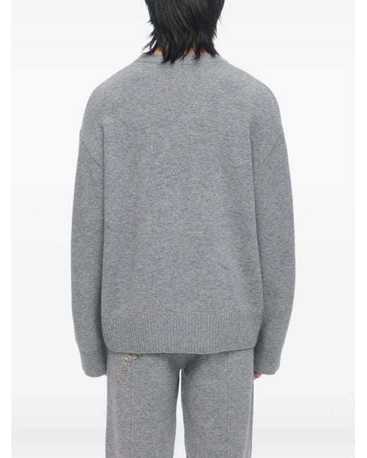 DOMREBEL Pull À Logo Brodé in Grey for Men | Lyst UK