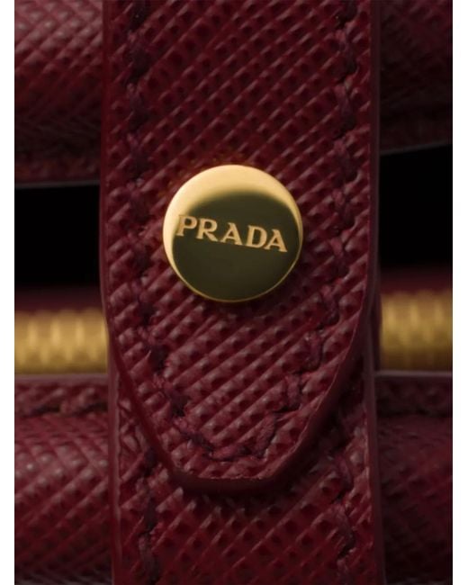 Prada Galleria Tote Bag in Red | Lyst UK
