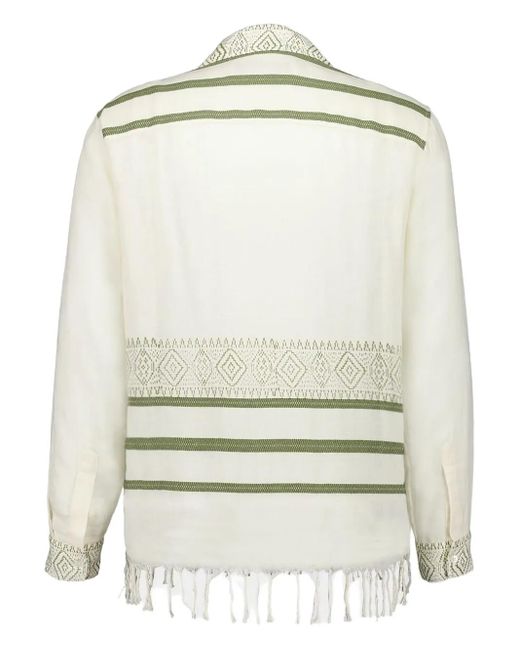 BAZISZT Talilo Shirt in Natural for Men | Lyst