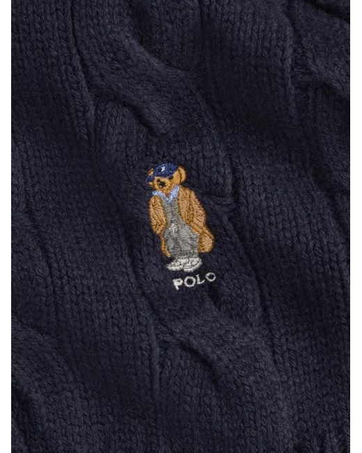 Polo Ralph Lauren "Fall Br Scrf" Logo Sarf in Blue | Lyst