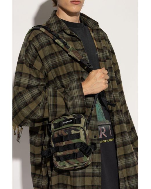 Balenciaga Army Crossbody Bag in Black for Men | Lyst