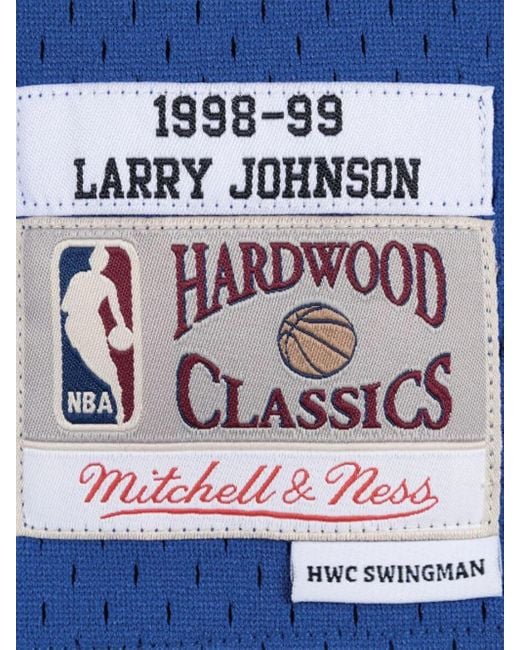 Mitchell & Ness "new York Knicks Road 1998-99 Larry Johnson" Swingman ...