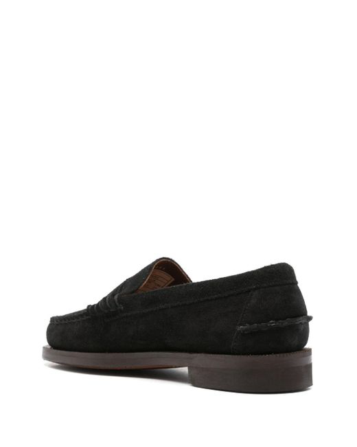Sebago Classic Dan Suede Loafers in Black for Men | Lyst