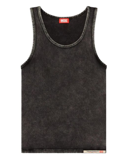 DIESEL Walty-Dnm Logo Top in Black for Men | Lyst UK
