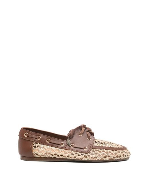 Ancient Greek Sandals Pliaria Boat Shoes in Brown | Lyst UK