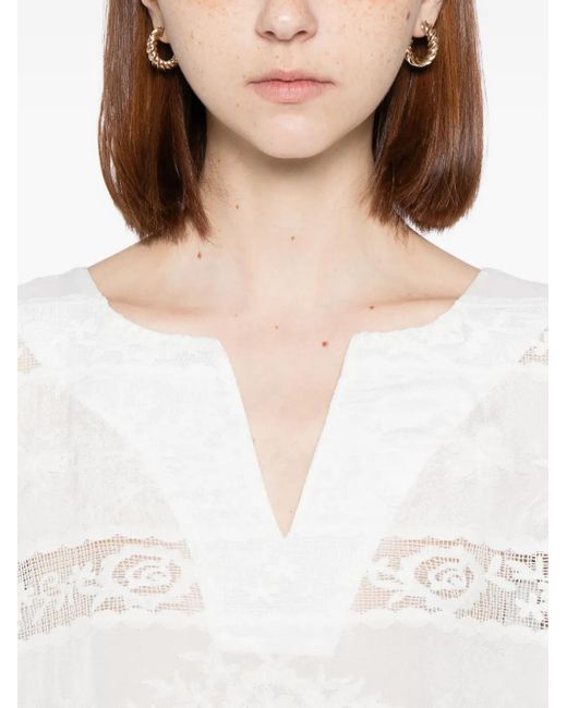 Bambah Lotis Mini Dress in White | Lyst UK