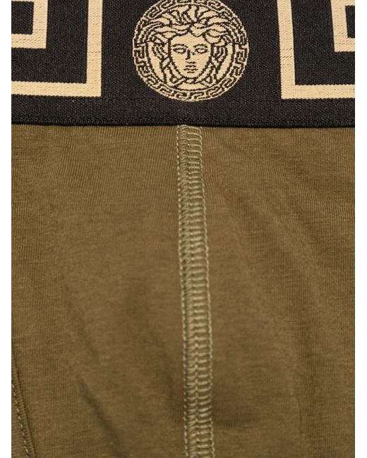 Versace Greca Border Boxers in Brown for Men | Lyst