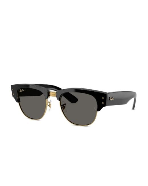 Ray-Ban Mega Clubmaster Sunglasses in Black | Lyst