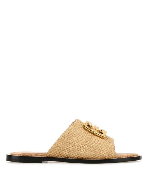 Givenchy 4G Liquid Slides in Brown | Lyst