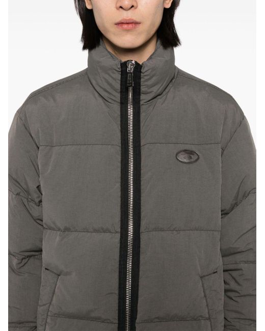 Aape By A Bathing Ape Moonface Logo Puffer Jacket in Gray for Men | Lyst
