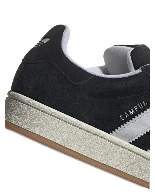 adidas Originals Campus Suede Sneakers in Black | Lyst UK
