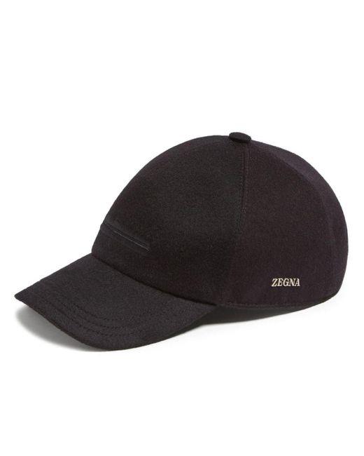 ZEGNA Oasi Baseball Cap in Black for Men | Lyst