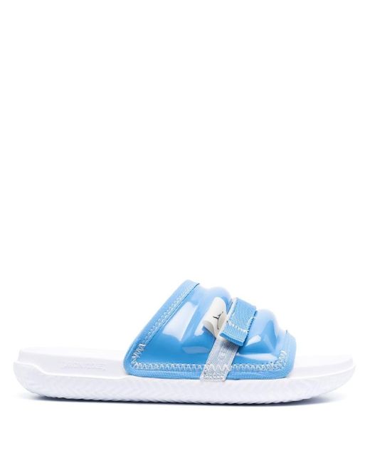 Nike Jordan Super Play Slides In Blue For Men Lyst