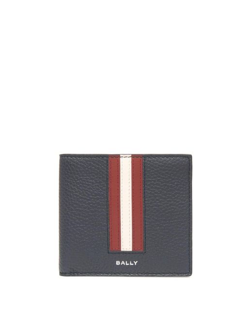 Bally Ribbon Bi-Fold Wallet in Blue for Men | Lyst UK